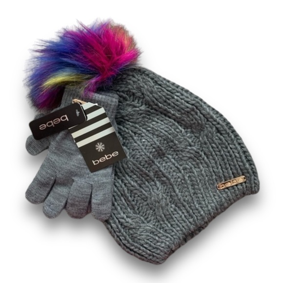 bebe | Accessories | Bebe Hat Gloves Set Nwt | Poshmark